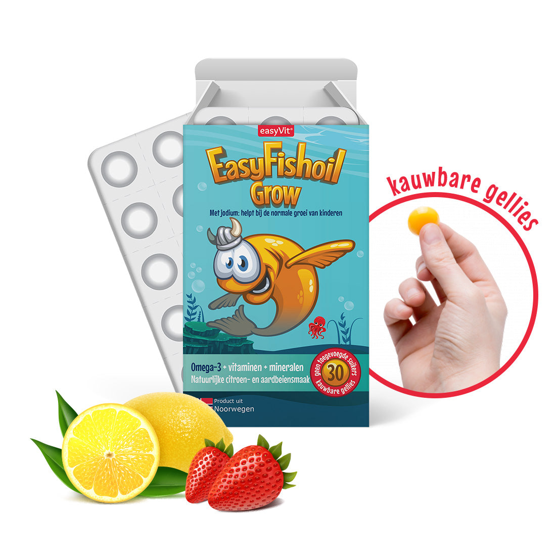 EasyFishoil Grow voor kinderen in de groei – easyVit
